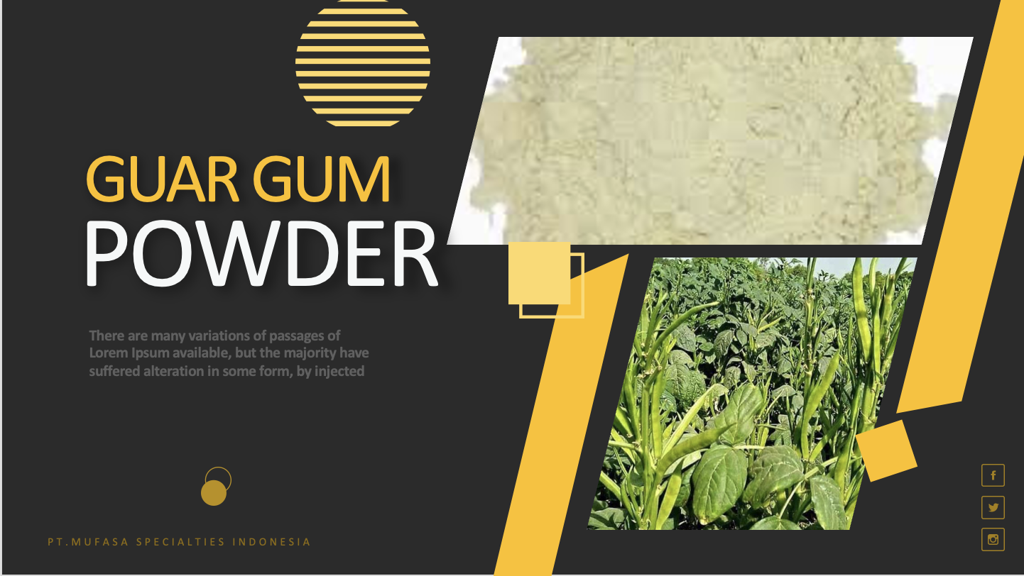 Supplier Guar Gum - PT. Mufasa Specialties Indonesia